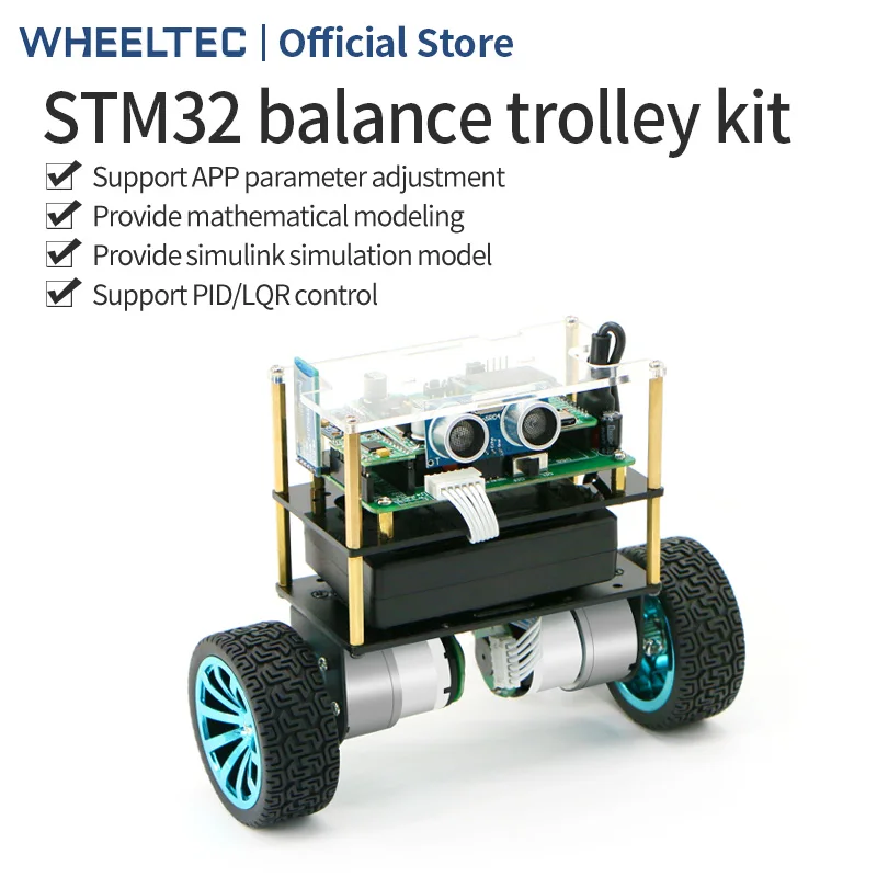 STM32-Two-Wheel-Balancing-Trolley-B570-Two-Wheel-Self-Balancing-Robot-Kit-PID-Parameter ...