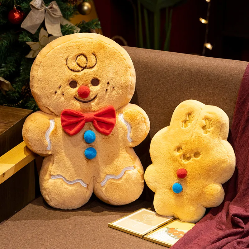 Soft Stuffed Cute Gingerbread Man Gingerbread Rabbit Huggable Doll ...