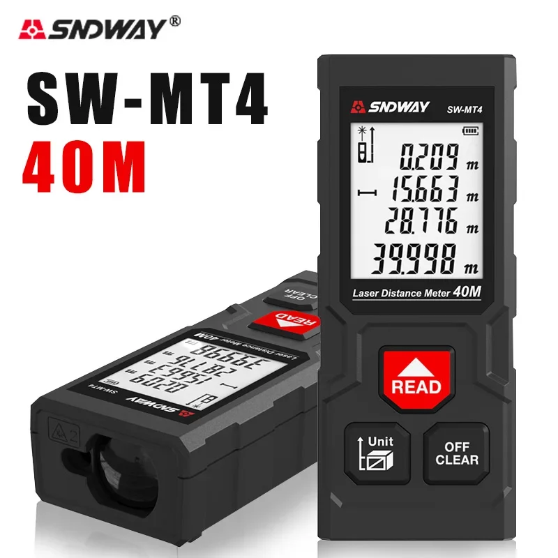 SNDWAY-New-Laser-Distance-Meter-40M-50M-70M-100M-Rangefinder-Roulette ...