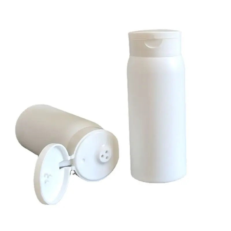 Wholesale-80g-Plastic-Powder-Bottle-Cosmetic-Container-White-Lid ...