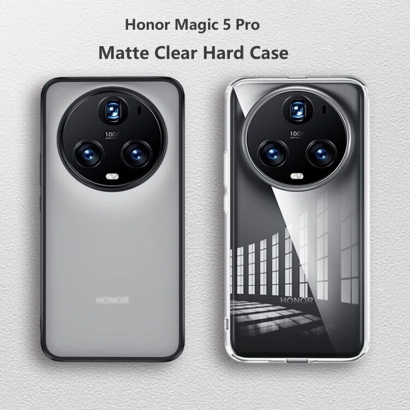 For Honor Magic 5 Pro Case Transparent Cover For Honor Magic5 5Pro 5G ...