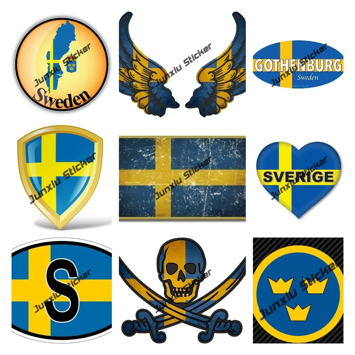 Animated Swedish Flag