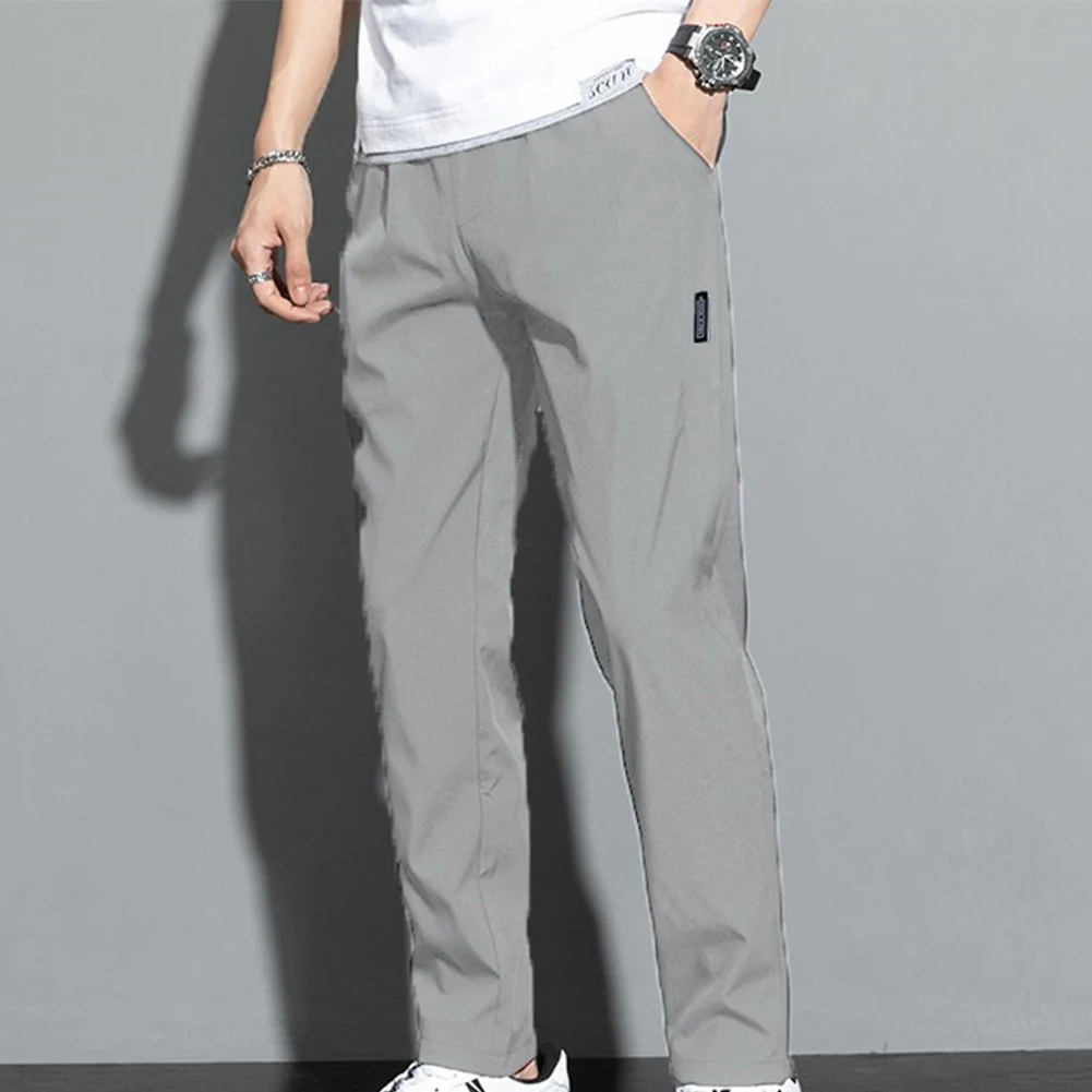 Casual Man Summer Ice Cool Pants Baggy Stretch Active Track Joggers ...
