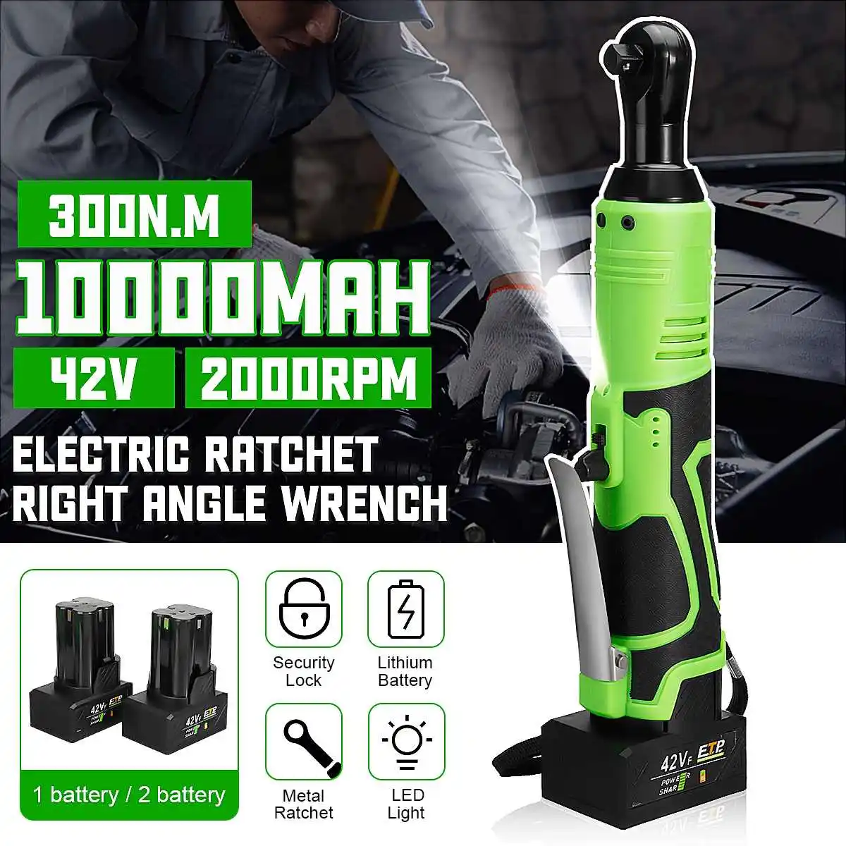 42V-Wrench-Cordless-Rechargeable-Electric-Wrench-3-8-Inch-Right-Angle ...