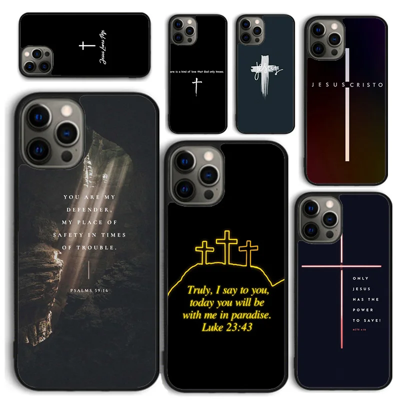 Faith Christian Religious Jesus Coque Phone Case for iPhone 5 6 7 8 ...