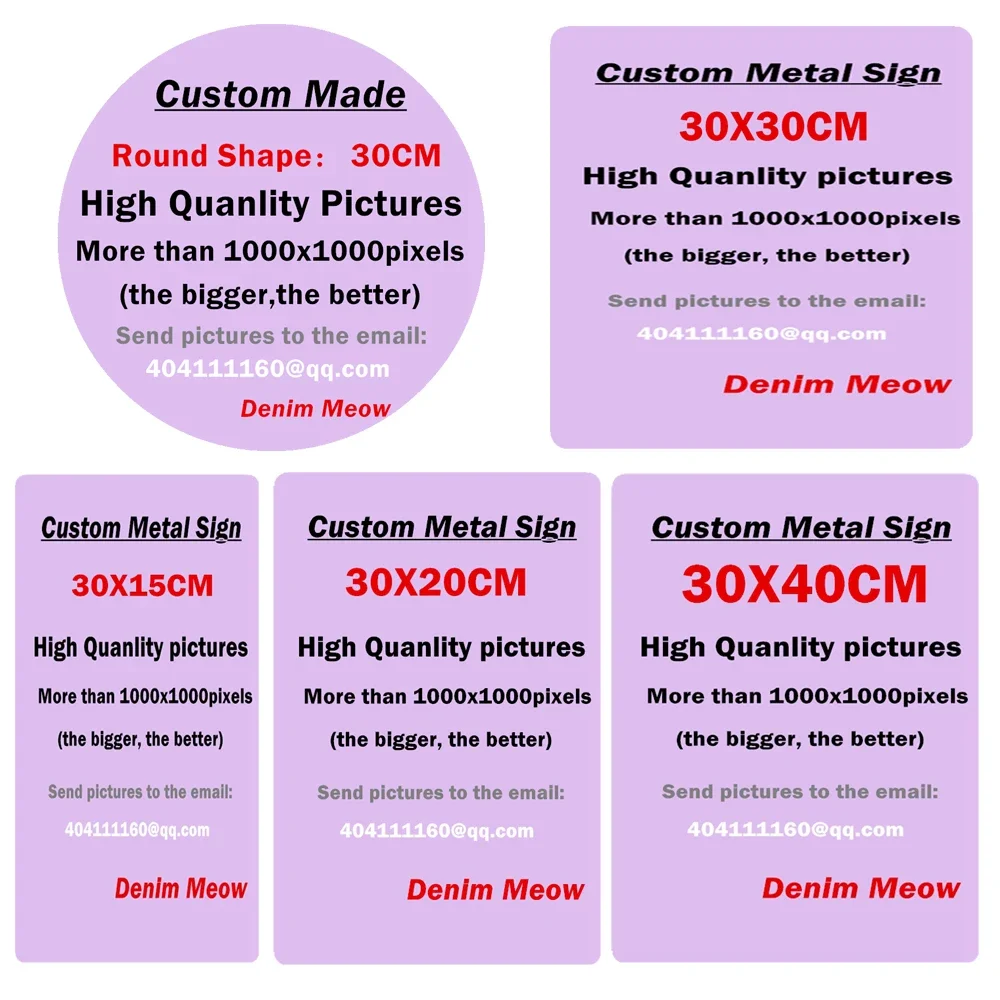 Custom-Metal-Tin-Sign-Customize-30x20cm-Wall-Decor-Tin-Sign-30x30cm ...