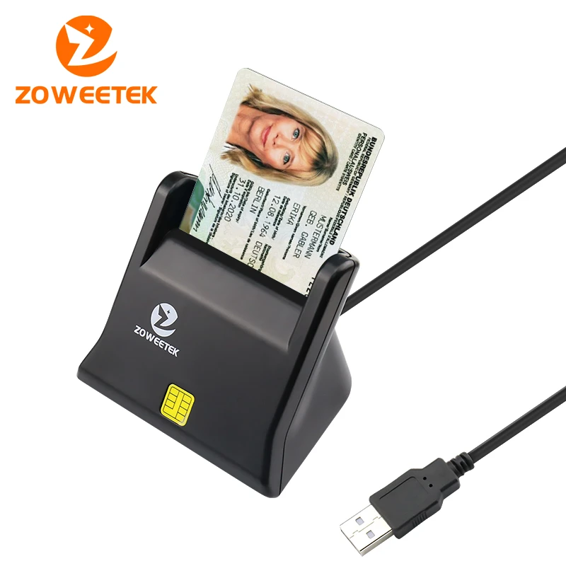 Original Zoweetek 12026-3 Usb 3.0 Smart Card Reader Flash Multi Memory ...