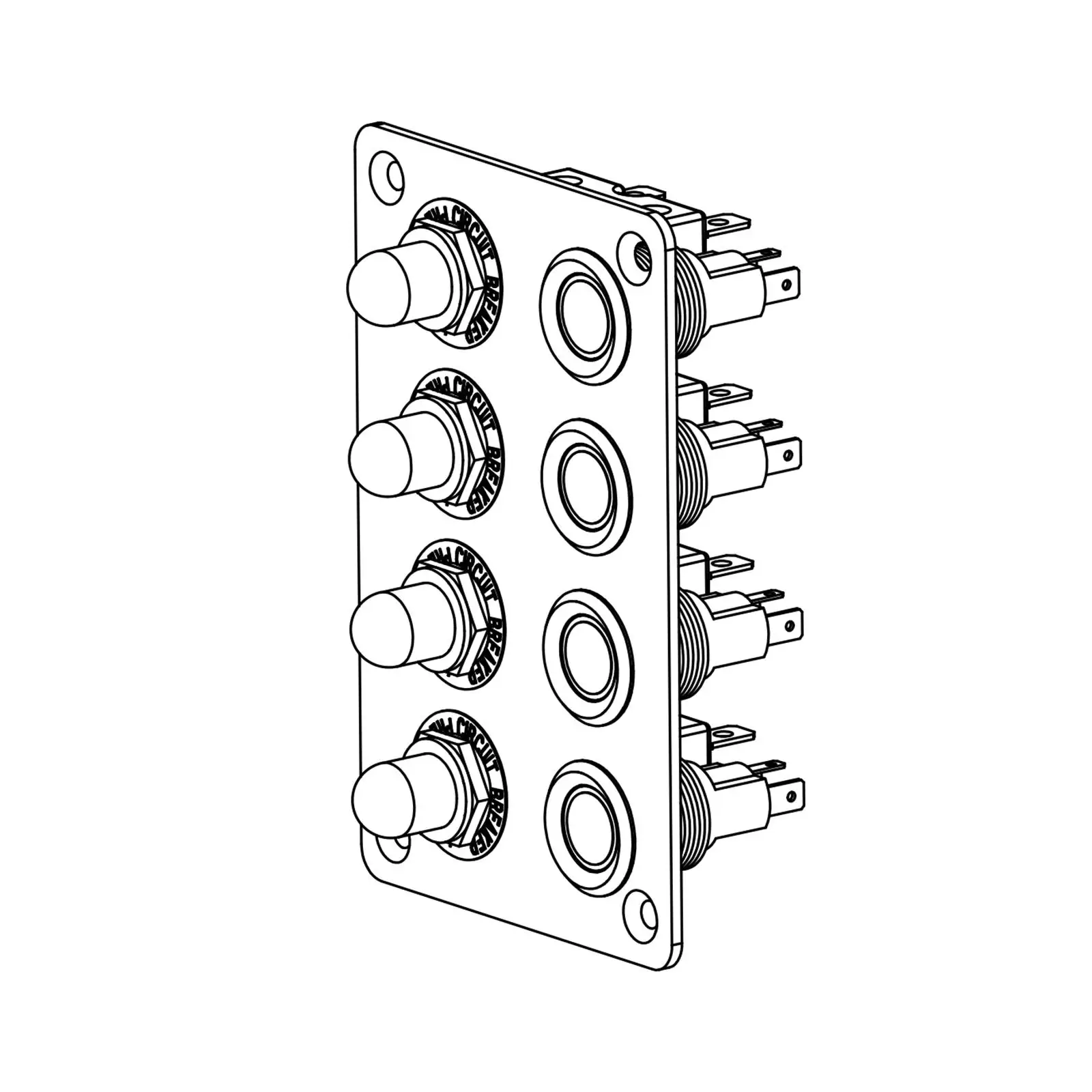 Aluminum-Rocker-Switch-Panel-with-Overload-Protector-On-Off-Switches ...
