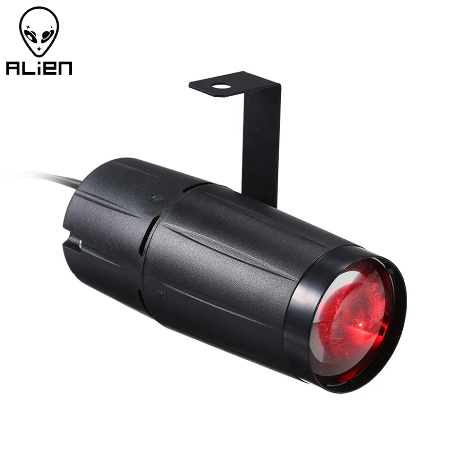 Alien 5w Led Beam Spotlight Pinspot Light Mirror Balls Dj Disco Party ...
