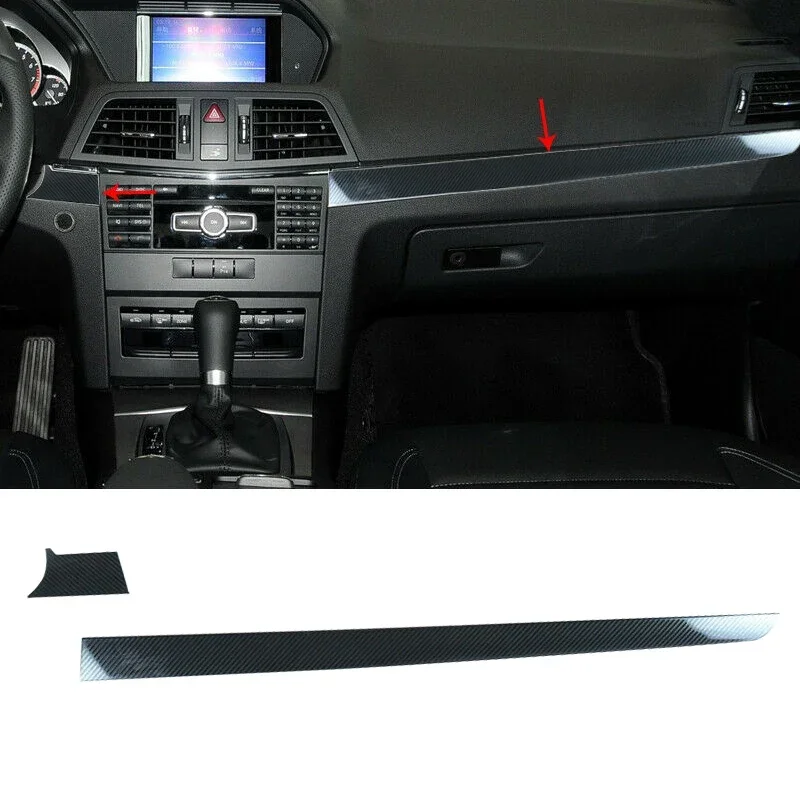 Center Console Dashboard Trim Cover Strip Fit for Mercedes Benz E Class ...