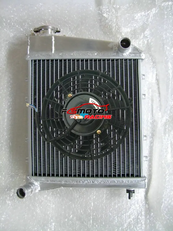 4-Row-Aluminum-Radiator-FAN-For-AUSTIN-ROVER-MINI-COOPER-MORRIS-1967 ...
