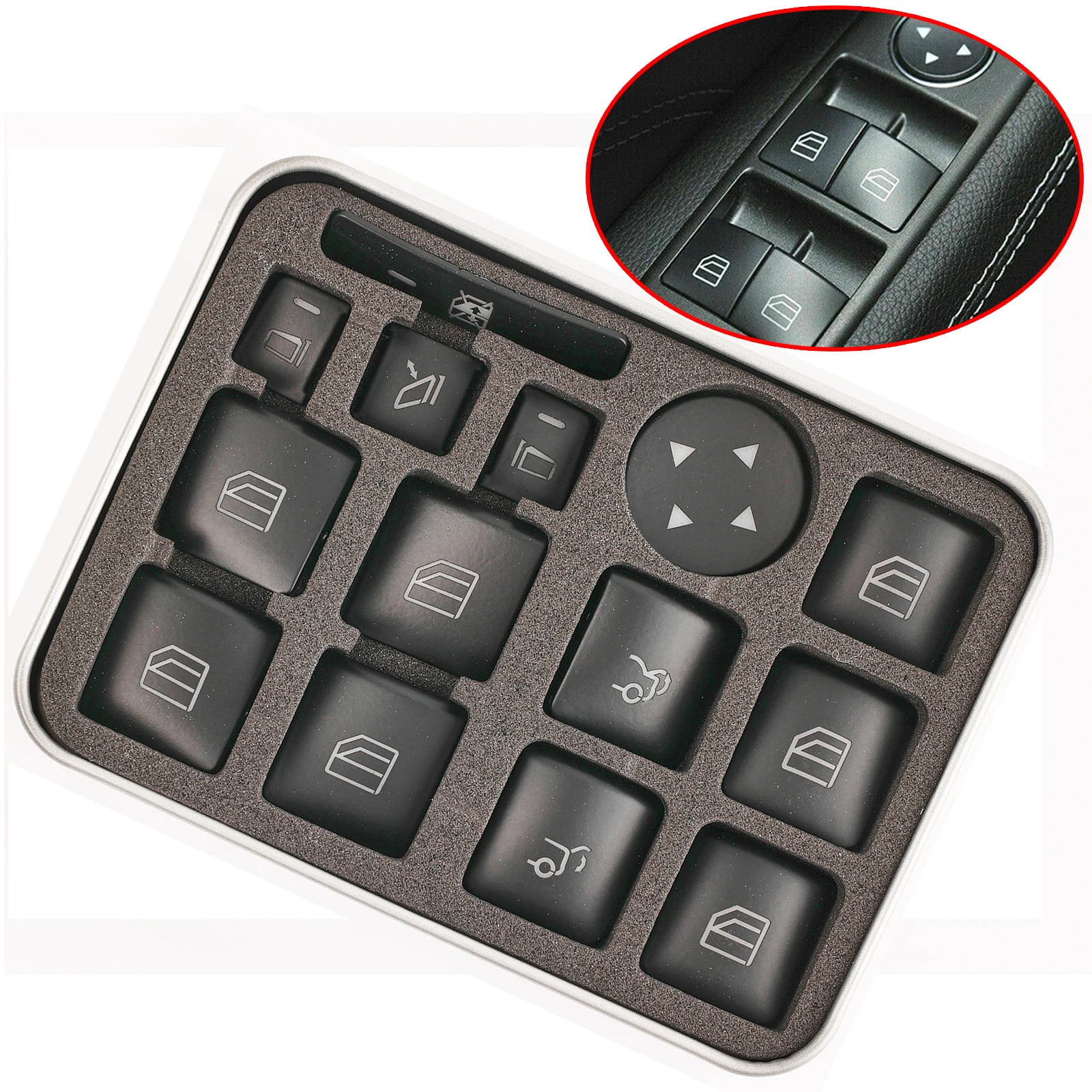 14Pcs-Car-Parts-Car-Accessories-Window-Switch-Button-Repair-Stickers ...