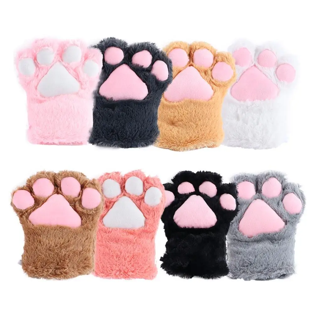 1pcs Bear Claw Cute For Women Anime Cosplay Gloves Paw Mittens Cat Claw ...
