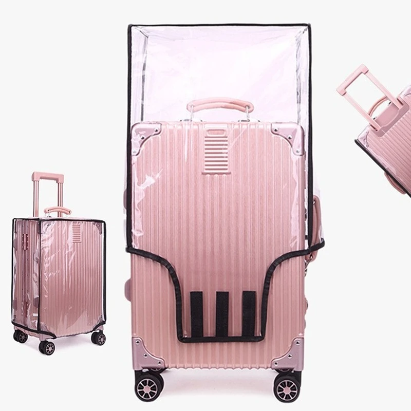Dustproof Transparent Luggage Cover PVC Waterproof Protector Suitcase ...