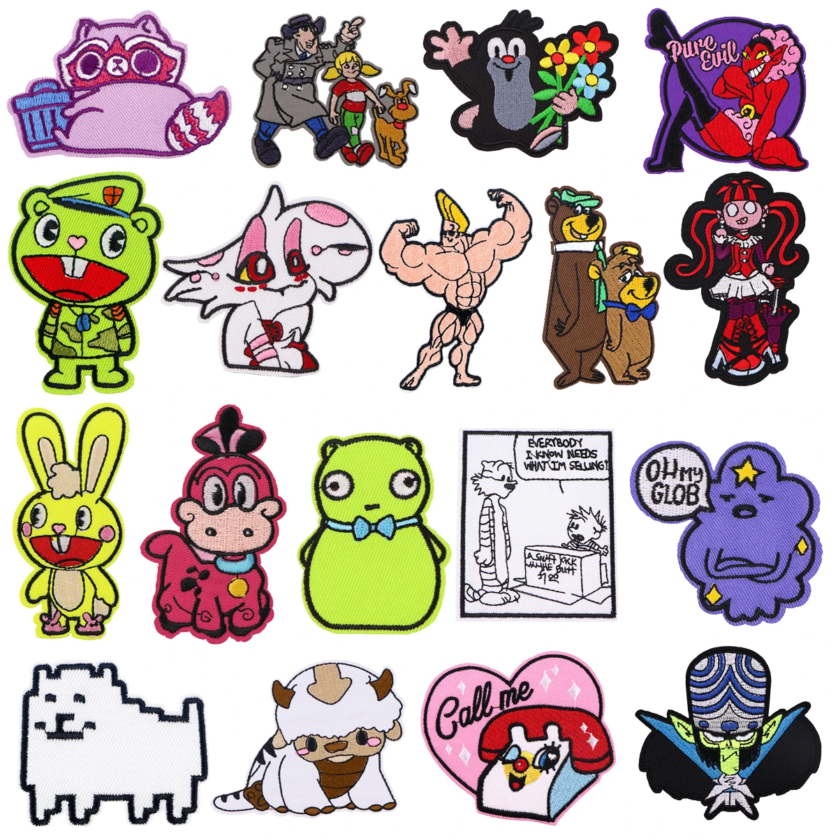 Cute-Raccoon-Patch-Cartoon-Avatar-Embroidered-Patches-On-Clothes-DIY ...