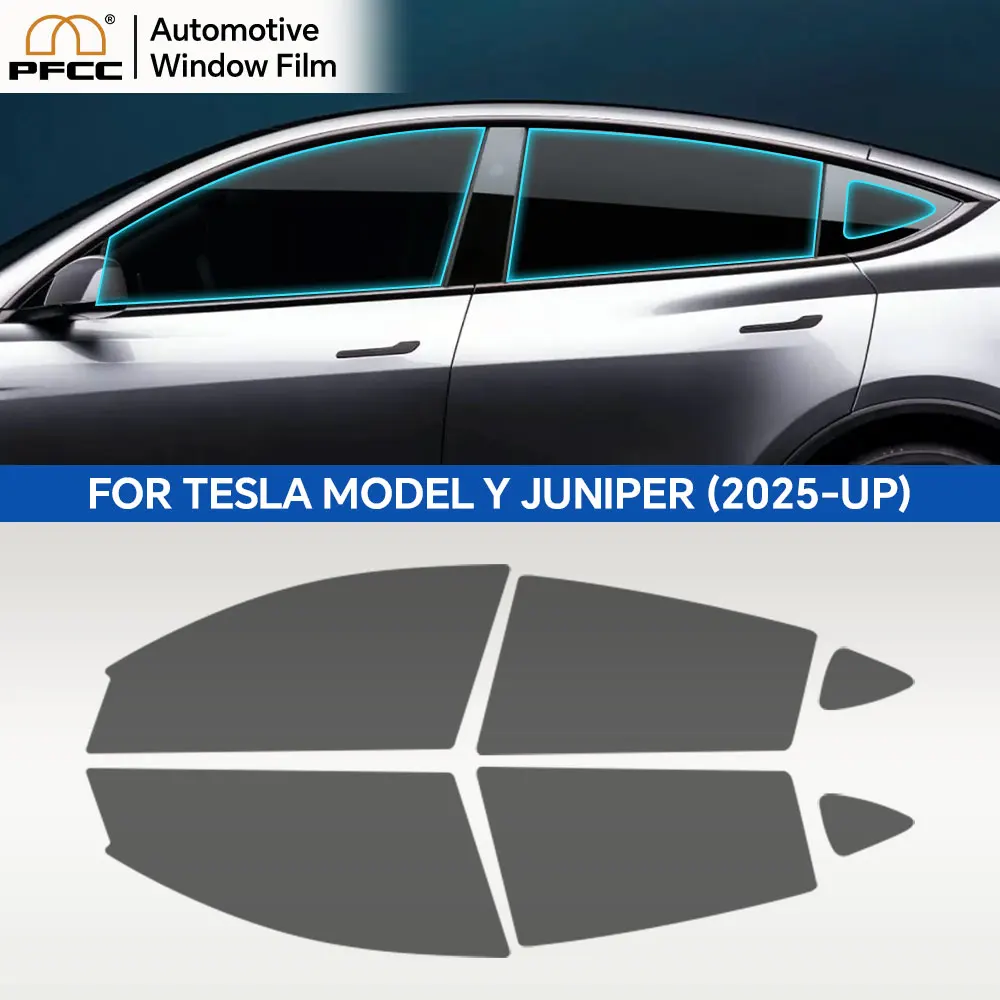 Pre-Cut Car Window Privacy Tint Film For Tesla Model Y 2025 Juniper ...