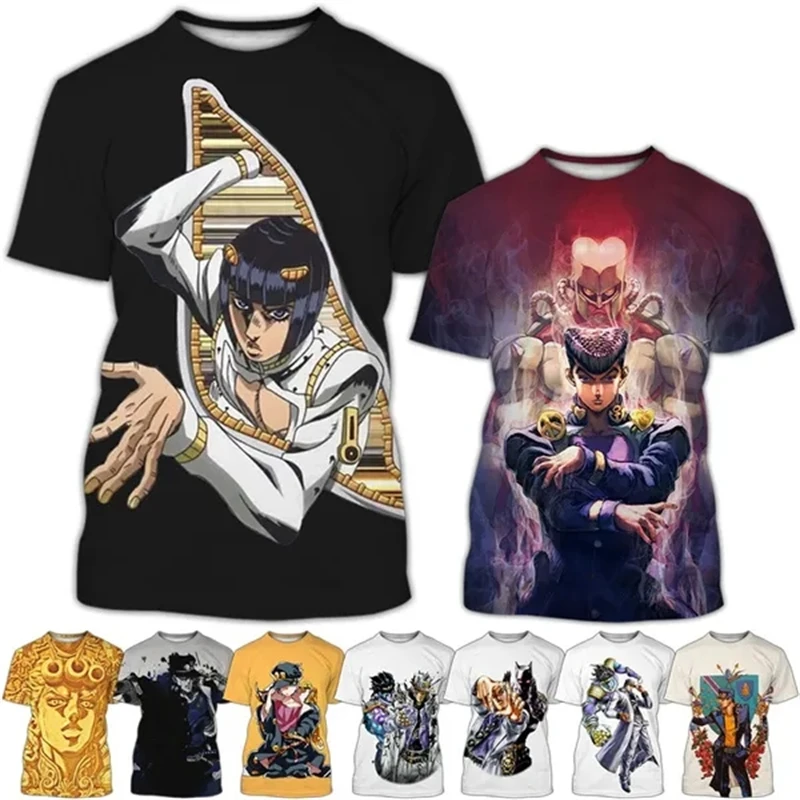 Summer-JoJo-s-Bizarre-Adventure-3D-Printed-T-Shirt-Men-s-Ladies-Anime-T ...