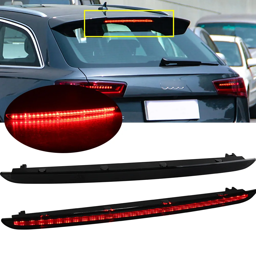 Red-High-Mount-Car-Rear-LED-Third-Brake-Light-Assembly-For-Audi-A6 ...