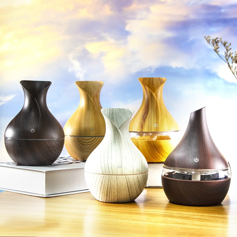 Aromatherapy-Essential-Oil-Diffuser-300ml-Electric-USB-Ultrasonic-Cool ...