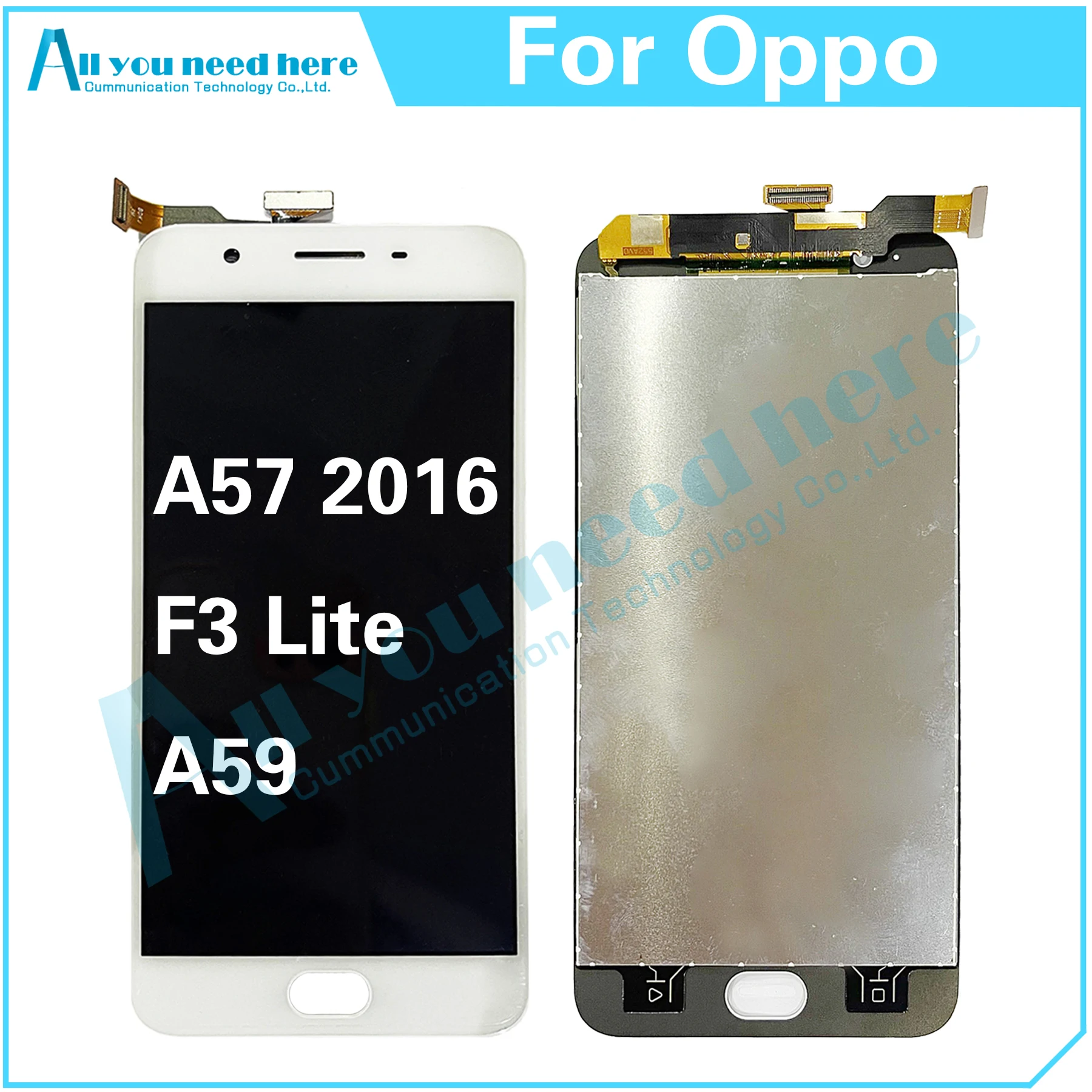 For-Oppo-A59-A57-2016-F3-Lite-CPH1701-LCD-Display-Touch-Screen ...