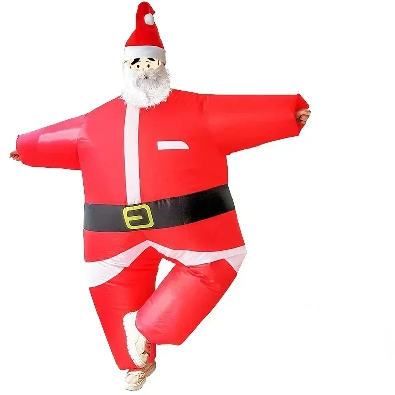 Funny-Inflatable-Santa-Claus-Costume-Cosplay-Festive-Suit-Christmas ...