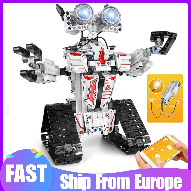 Mould King 15049 High-tech Toys The App&rc Programming Intelligent Robot Model Building Blocks ...