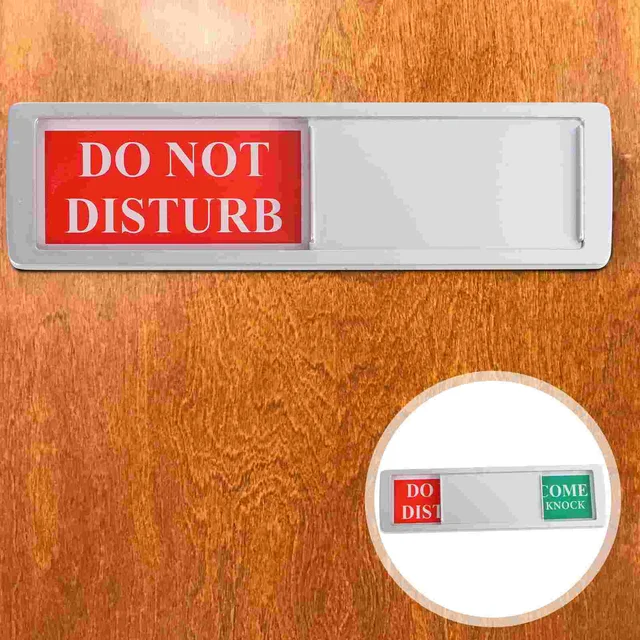 Sign Do Disturb Not Door Privacy Office Indicator Please Knock Welcome ...