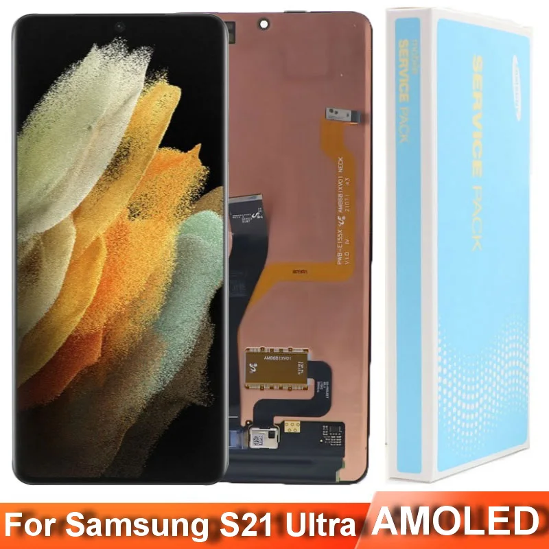 6-8-AMOLED-S21-Ultra-LCD-For-Samsung-Galaxy-S21-Ultra-5G-Display-G988 ...