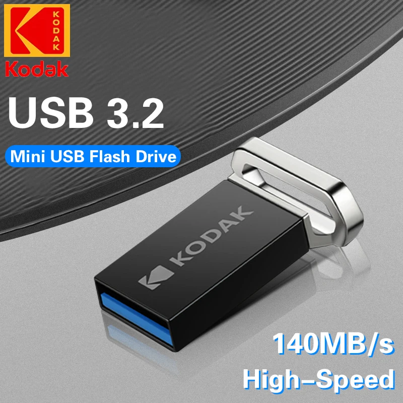 KODAK-unidad-Flash-Super-Mini-USB-32GB-64GB-128GB-disco-Flash-USB-3-2-l ...