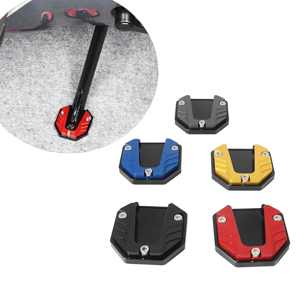 Aluminum Alloy Motorcycle Bike Kickstand Extender Foot Side Stand ...