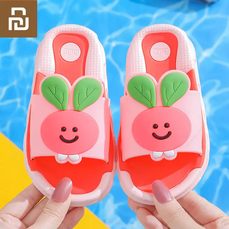 Youpin Top Quality Cute Kids Slippers rabbit Baby Home Slippers ...