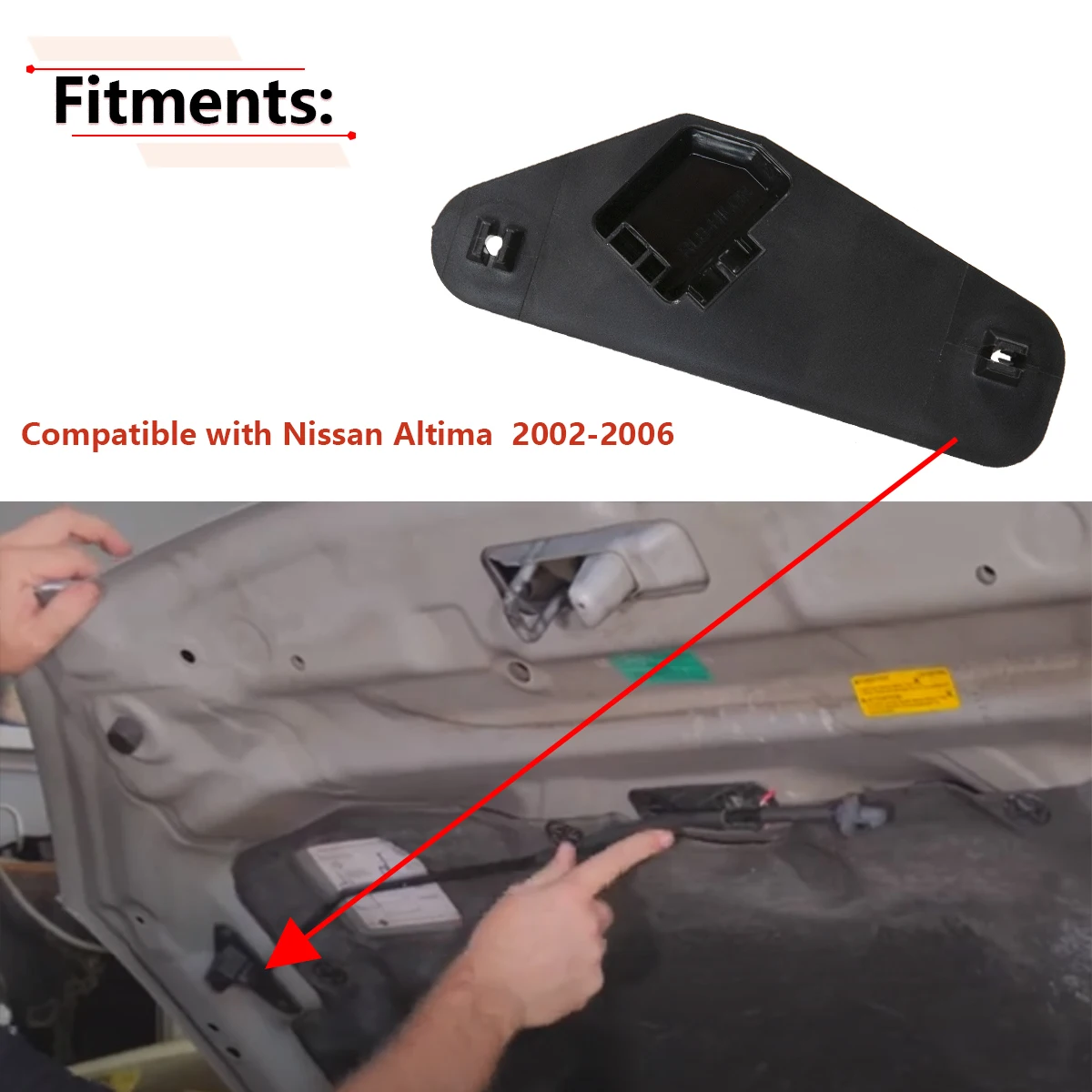Hood-Prop-Rod-Clip-Anchor-Holder-Grommet-For-Nissan-Altima-2002-2003 ...