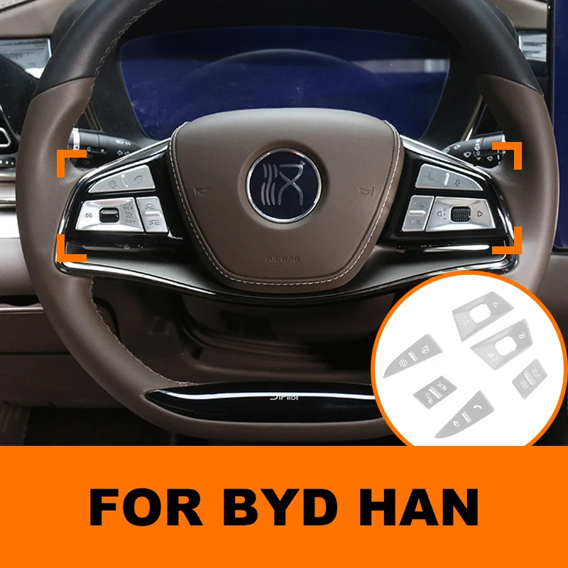 For-Byd-Han-Ev-Dmi-2021-2022-2023-Car-Auto-Accessories-Aluminum-Alloy ...