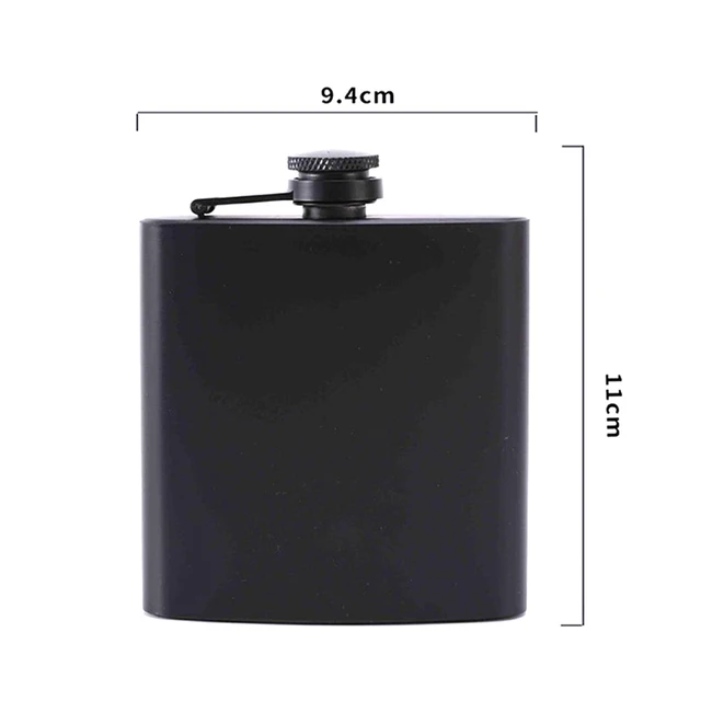 6oz 7oz 8oz Portable Stainless Steel Hip Flask Flagon Whiskey Wine Pot ...