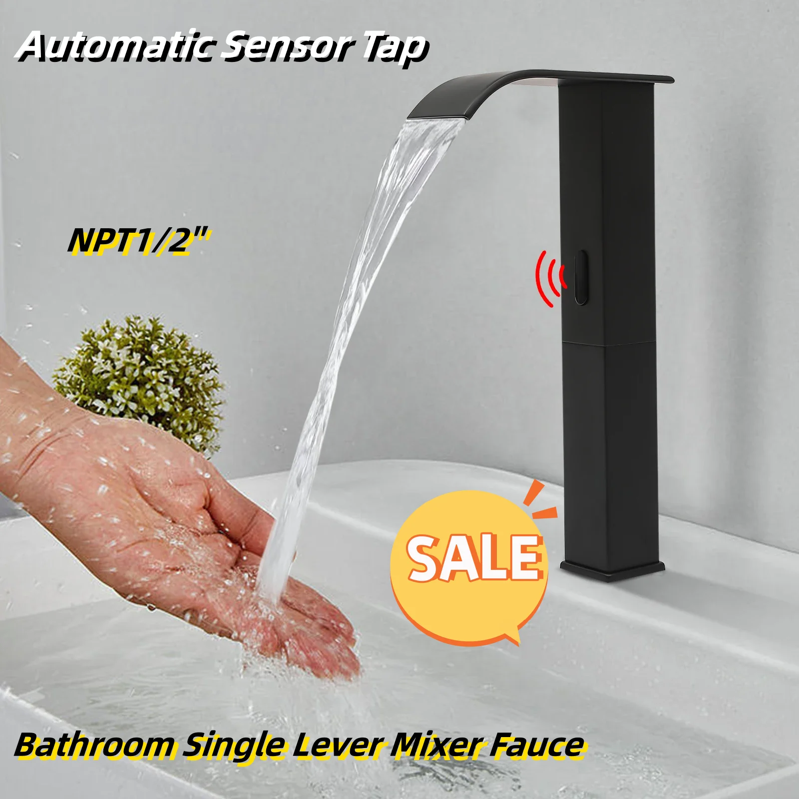 Automatic-Sensor-Tap-Infrared-Sensor-Washbasin-Tap-Bathroom-Single ...