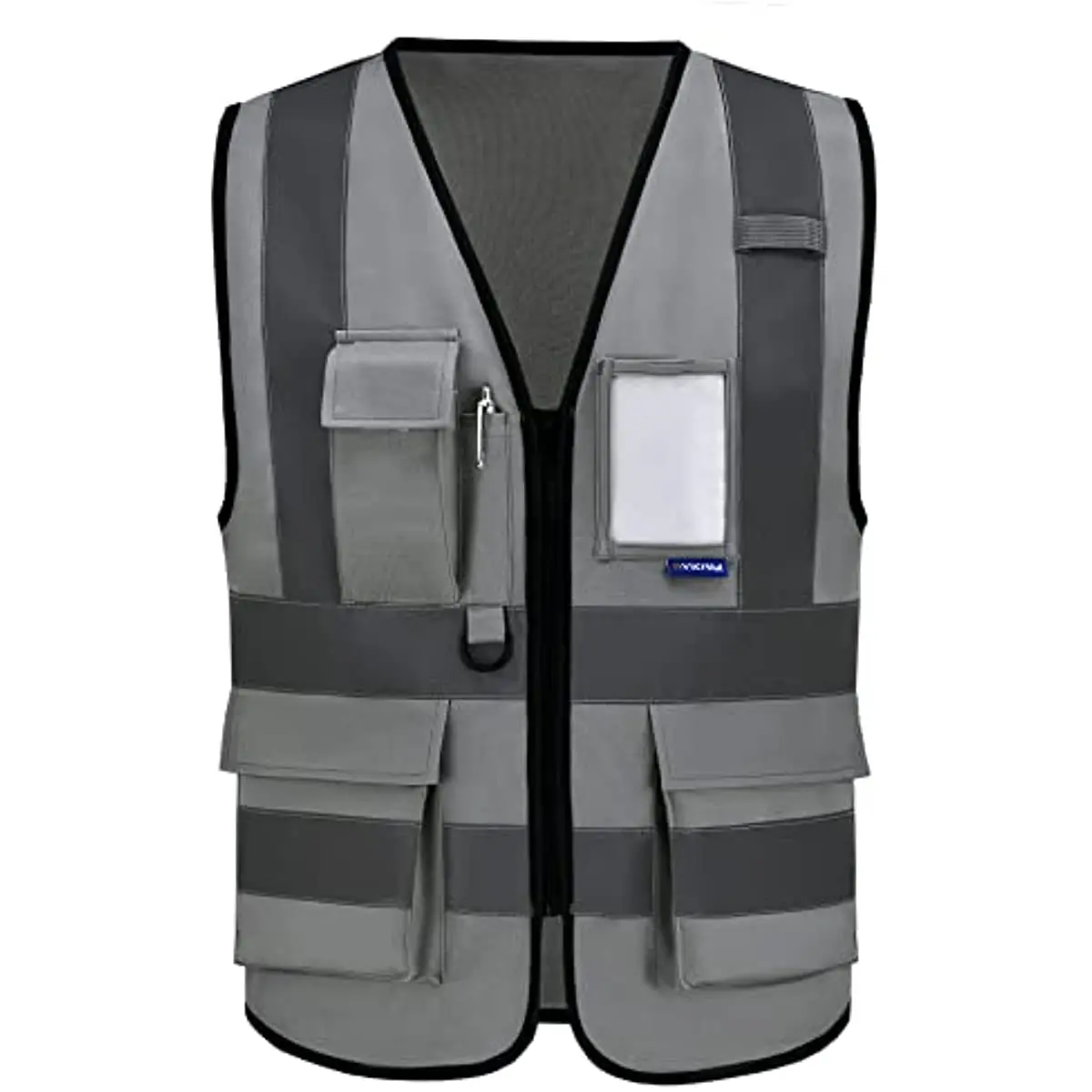 Mesh-Breathable-Fabric-Reflective-Safety-Vest-Work-Hi-Vi-Custom-Logo ...