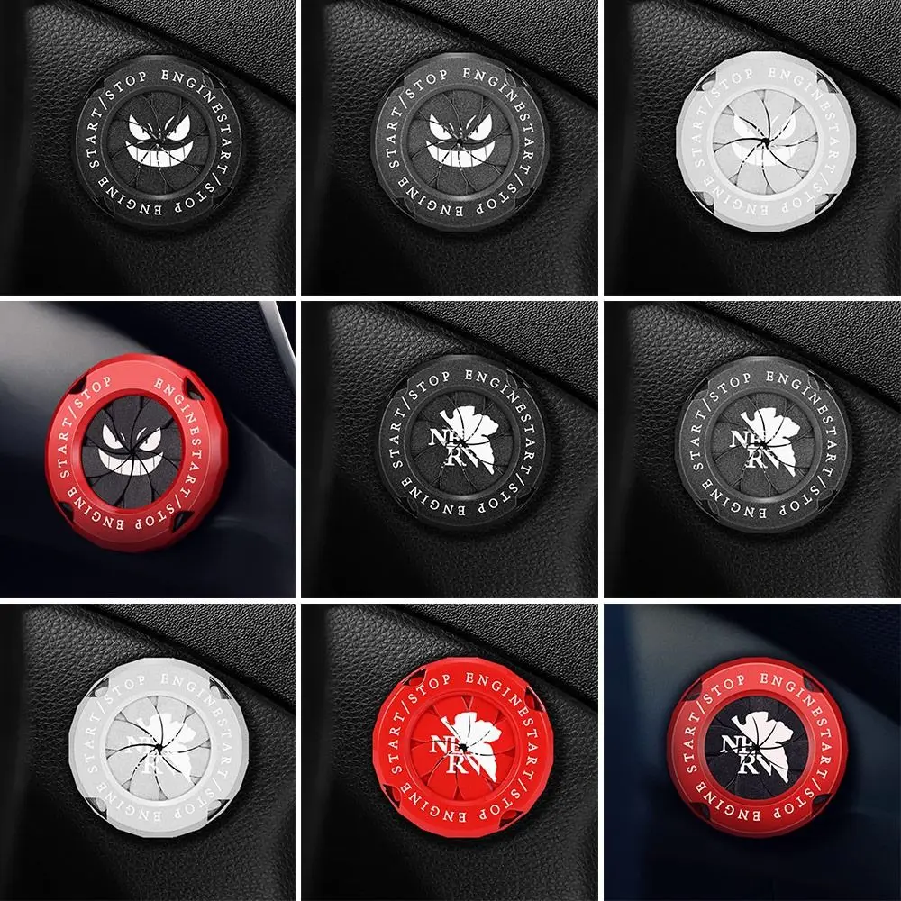 Onekey Start Stop Button Cover Car Interior Decor Start Switch ...