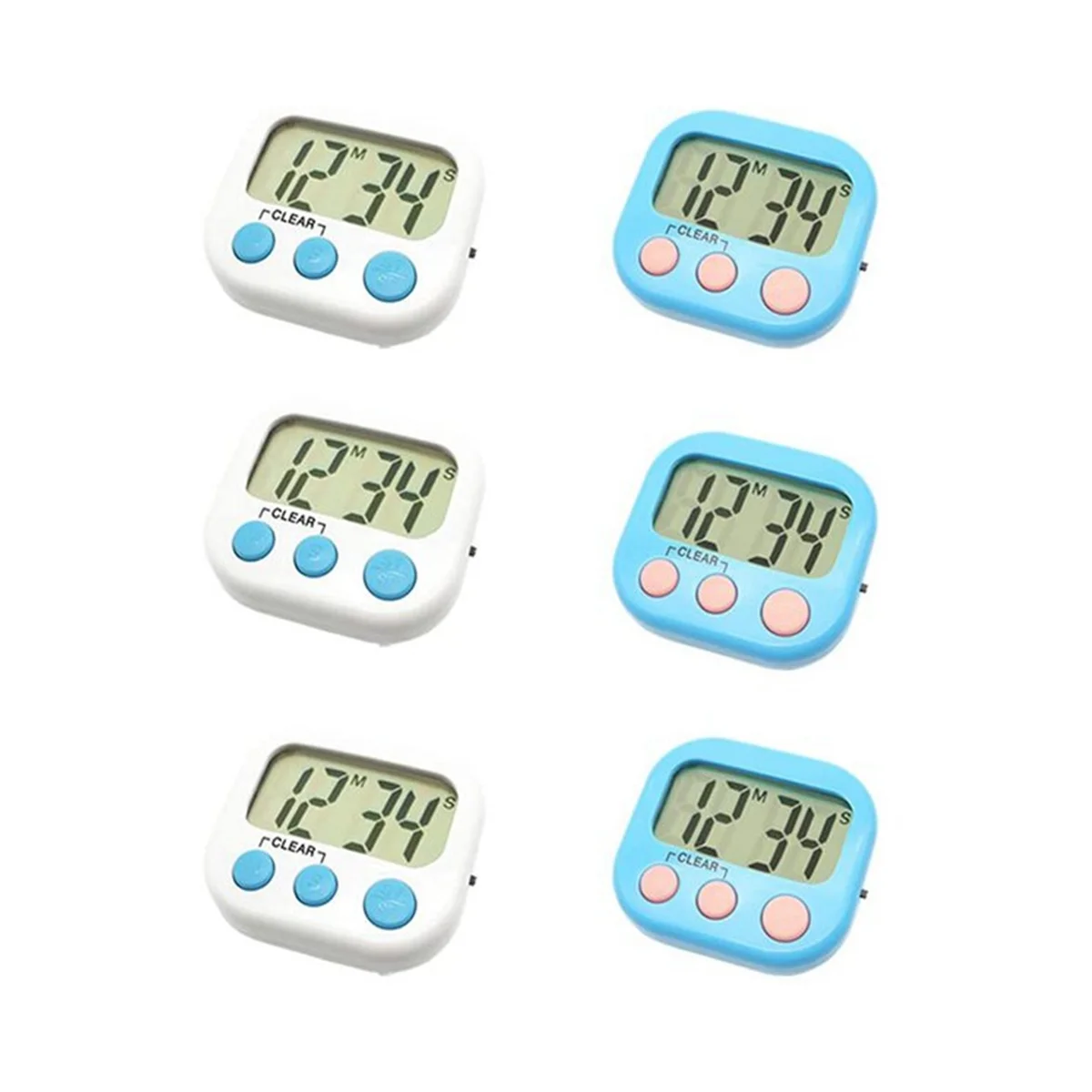 6-Pack-Teachers-Digital-Timers-Small-Timers-for-Kids-with-LCD-Display ...