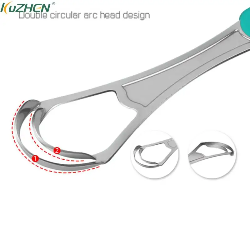 1Pcs-Portable-Single-Double-Layer-Tongue-Scraper-Reusable-Stainless ...