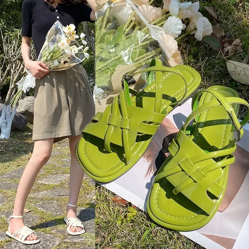 Summer-Women-Sandals-2024-New-Female-Fashion-Toe-Square-Head-Sandals ...