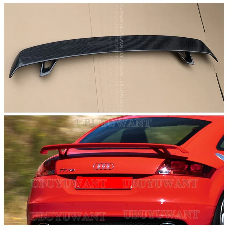 Carbon-Fiber-Rear-Trunk-Spoiler-For-Audi-TT-MK2-Boot-Wing-Lip ...