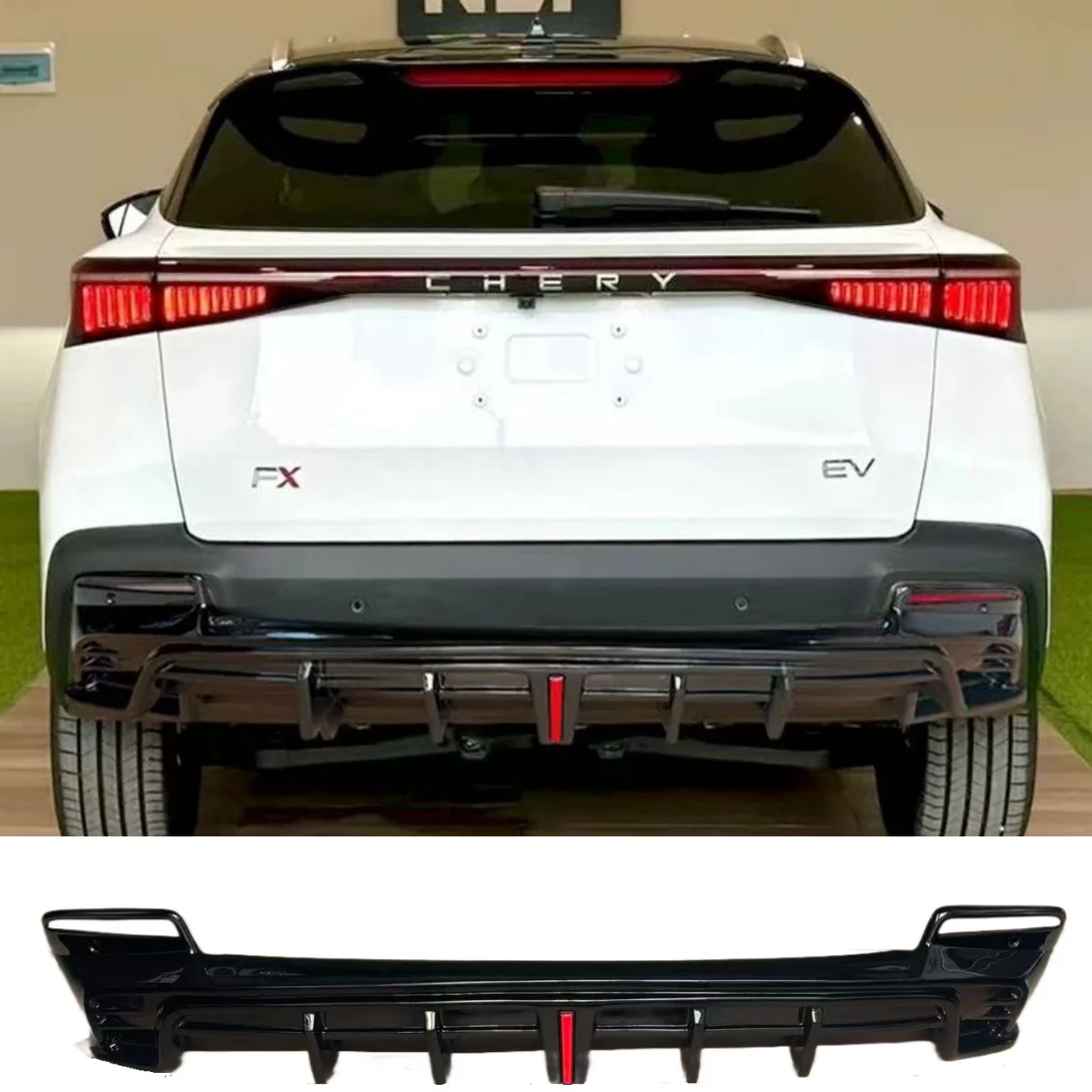 For Chery OMODA C5 E5 EV 2024 2025 ABS Body Kit Rear Bumper Protector ...