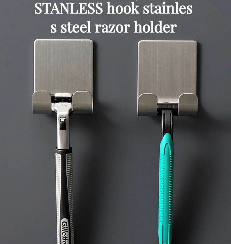 Razor-Hook-Bathroom-Razor-Hook-Storage-Bracket-Free-Punch-Razor-Blade ...