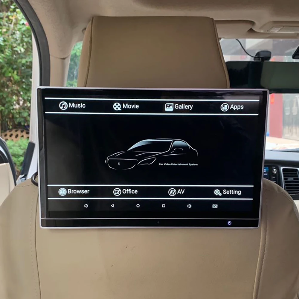 2023-Nieuwe-Android-12-0-Auto-Tv-Scherm-Hoofdsteun-Monitor-Met-Wifi ...