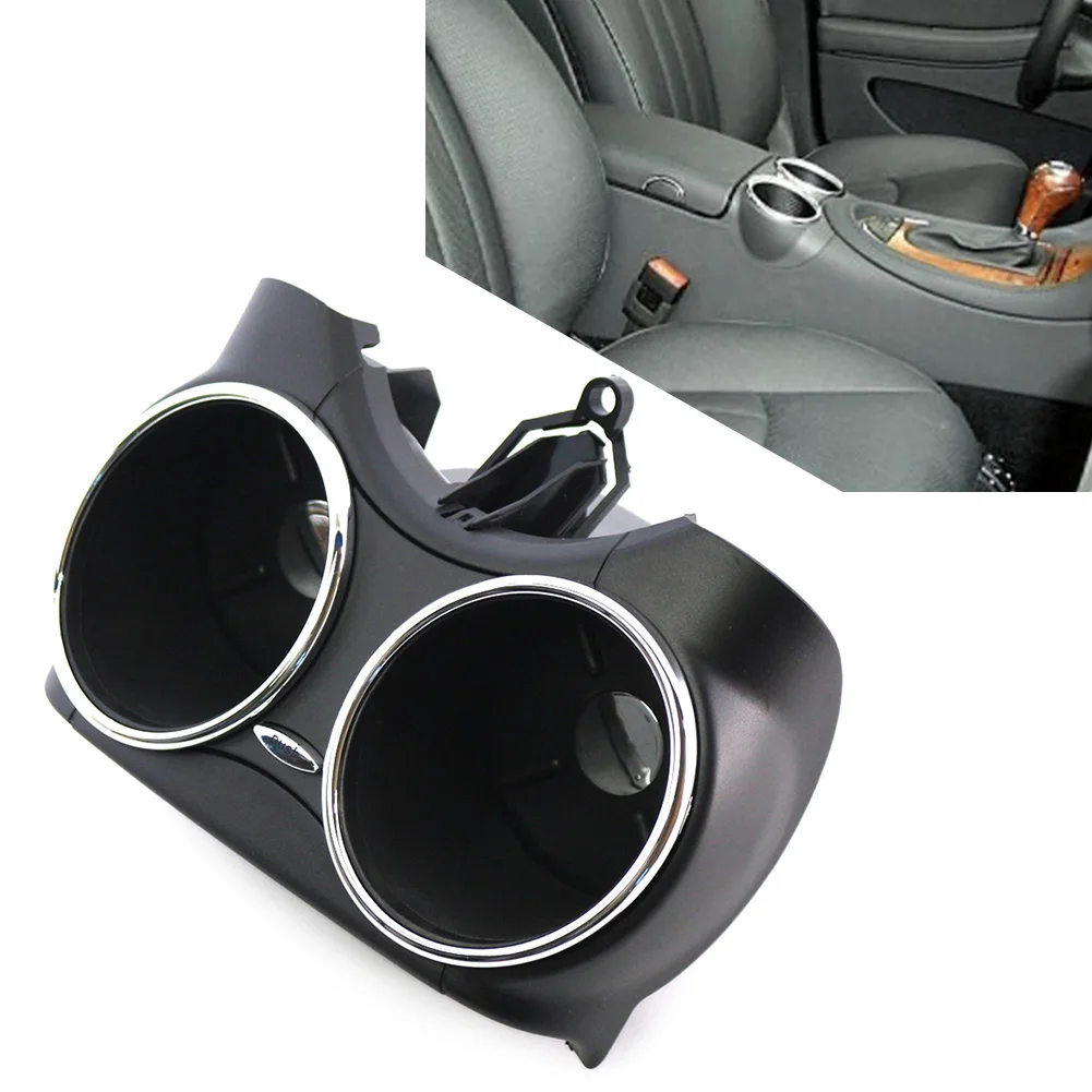 Black-Car-Center-Console-Cup-Holder-Bracket-2196800414-For-Mercedes ...