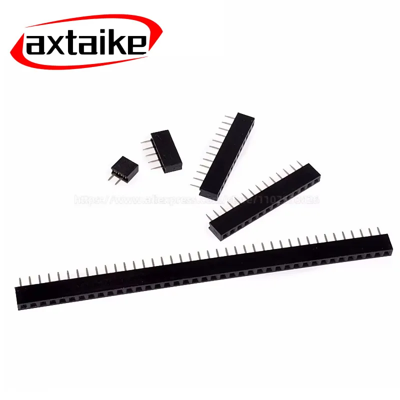 20PCS-2-0mm-Black-single-row-Female-Header-Connector-2P-3P-4P-5P-6P-7P ...