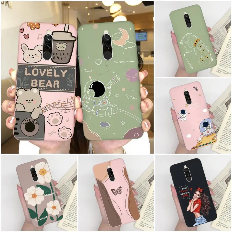 For-Xiaomi-Redmi-8-8A-8A-Pro-8A-Dual-Phone-Case-Pilot-Cartoon-Pattern ...