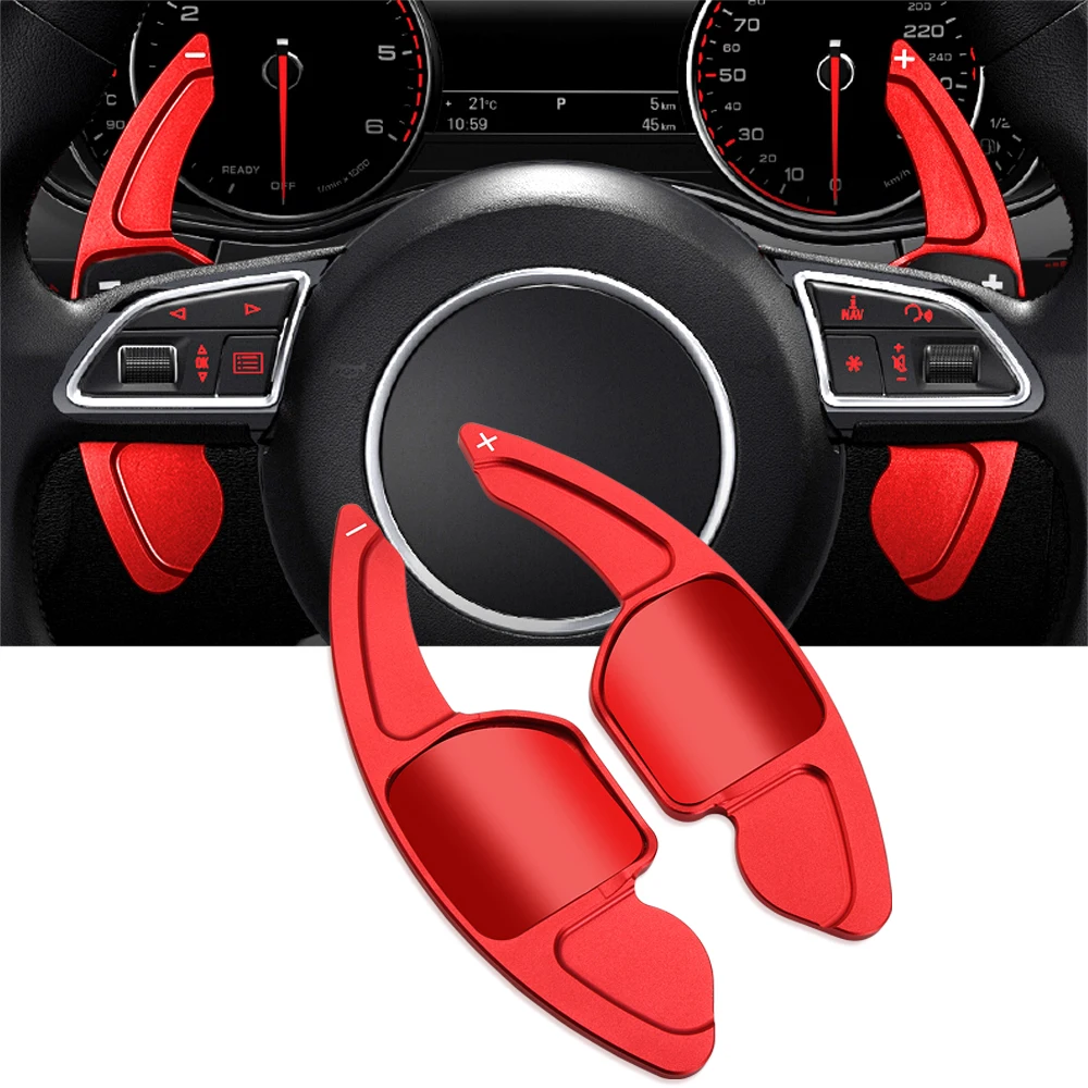 Car Steering Wheel Shift Paddle Shifter Extended DSG For AUDI A3 S3 A4 ...