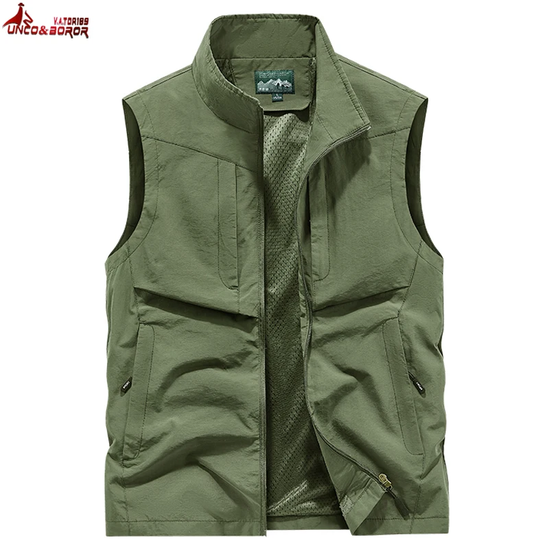 Plus-Size-7XL-8XL-Lightweight-Softshell-Vest-Men-Windproof-Sleeveless ...