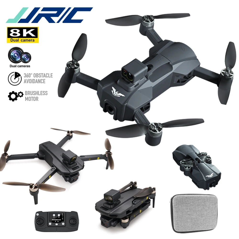 Jjrc x23ブラシレスモーター付きドローン,プロ仕様のRCクワッドコプター,8k hdレーザーカメラ,折りたたみ式rcヘリコプター